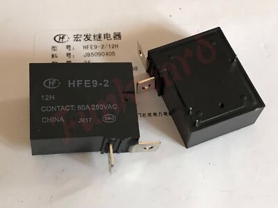 New Hongfa HFE9-2/12H 12HST 60A 250VAC Power Relay x 1PC | eBay