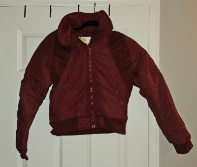 Vtg 80s Women's SMALL Breezin’ Ski Jacket Coat USA Performance Zippered ...