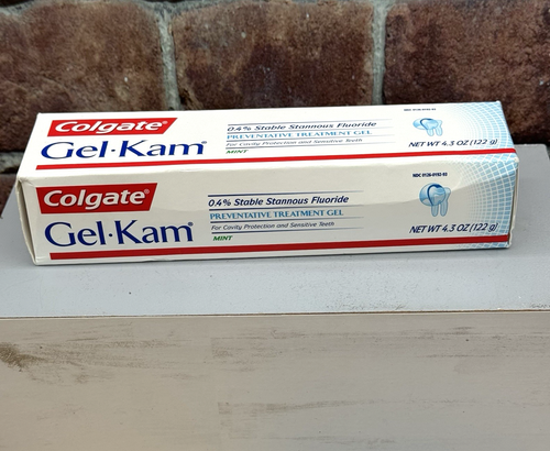 Colgate Gel-Kam Fluoride Treatment Gel Mint Flavor Preventative 4.3oz ...