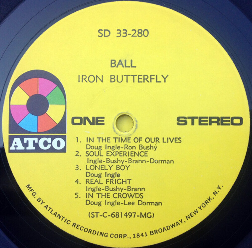 Iron Butterfly - Ball (LP, Album, MG ) | eBay