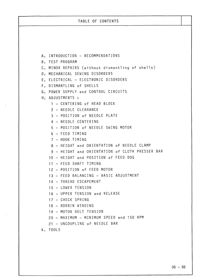 Elna 6000 Computer Series Service Manual: Spiral Bound 55 Pages | eBay