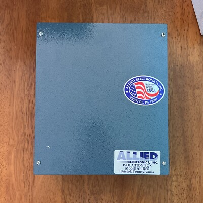 Allied Electronics AEIB-32 Isolation Box 32 | eBay