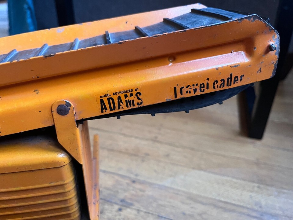 Vintage Nylint 1800 Pressed Steel Adams Travel Loader construction ...