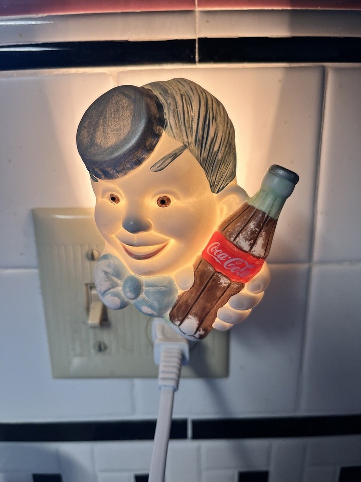 Coca-Cola Boy Night Light | eBay