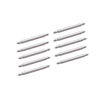 Watch Band Spring Bars Pins 10mm-28m Stainless Steel (10 Pcs) Thick 1 ...