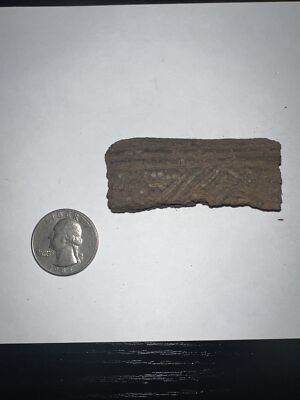 Native American pottery Rim shard Sherd With Design | eBay