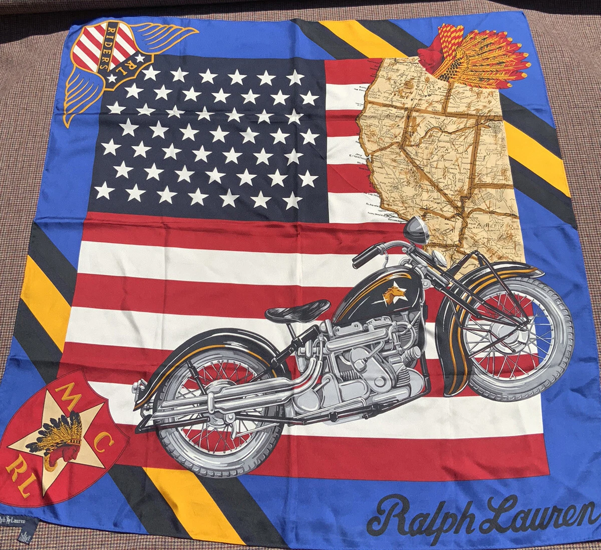 Motorcycle Silk Scarf
