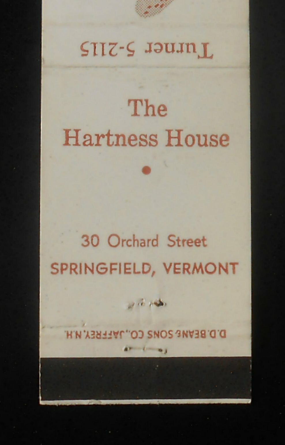 1960s The Hartness House 30 Orchard Street Deer Springfield VT Windsor ...