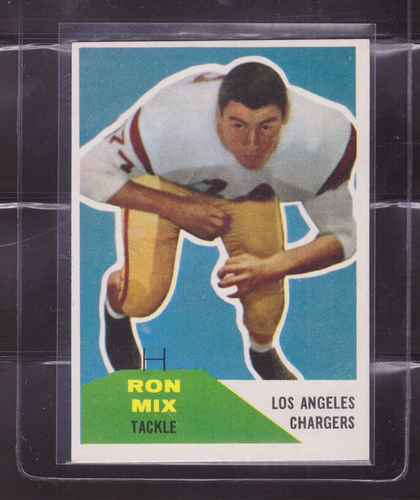 Ron Mix #118 1960 Fleer Rookie Pack Fresh | eBay