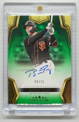 2024 Topps Five Star Buster Posey Green Auto #9/15 | eBay