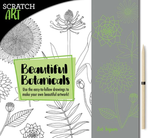 Scratch & Create: Scratch and Draw Botanicals: Use the Easy-To-Follow ...