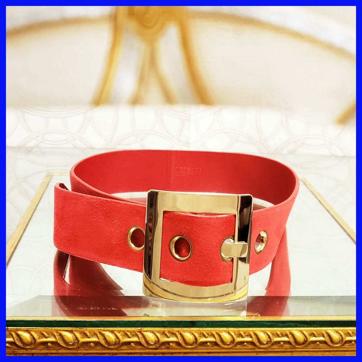 Red Versace Belt