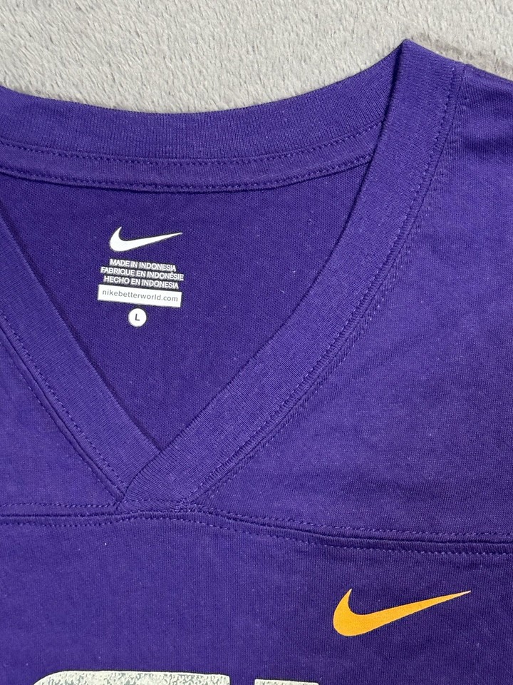 Louisiana State LSU Tigers Nike Athletic Vtg Youth Girls V Neck T Shirt ...