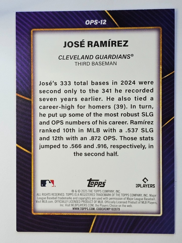 2025 Topps Series 2 OPS Leaders / OPS Bests insert Complete Your Set ...