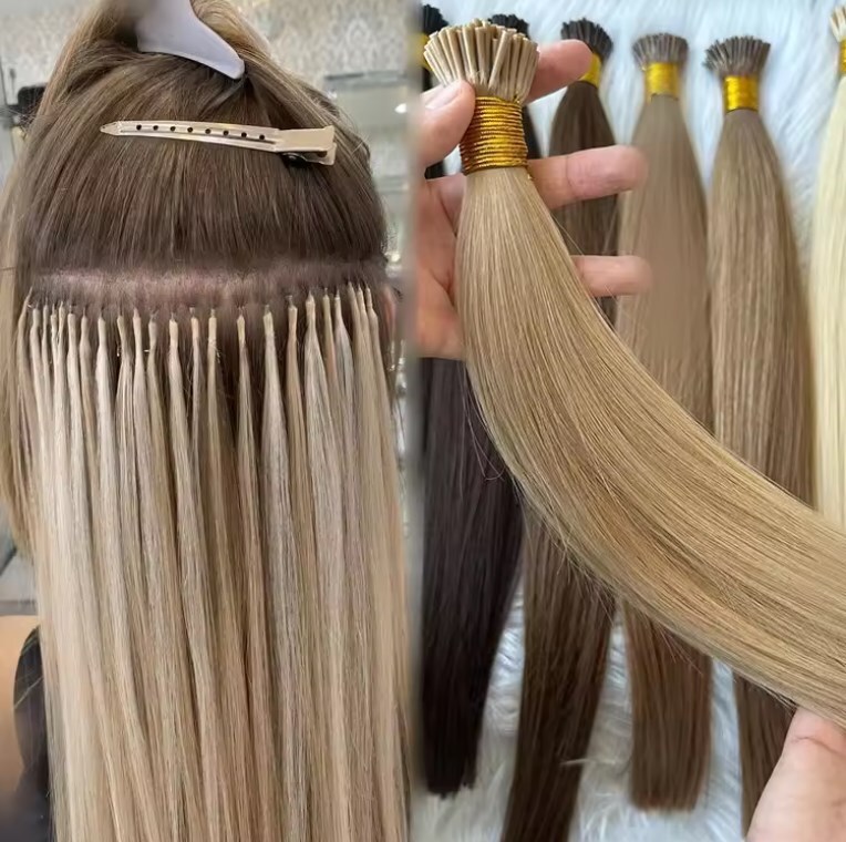 Pre Bonded Fusion Stick I Tip Grey Blond 100% Remy Human Hair ...