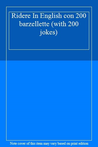 Ridere In English con 200 barzellette (with 200 jokes) | eBay