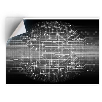 1 x Vinyl Sticker A5 - BW - Circuit Board Tech Geek #38352 | eBay UK