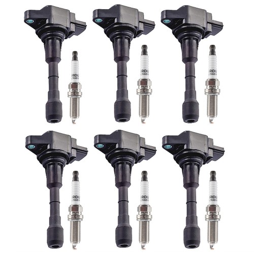6X Ignition Coil + 6X Spark Plug Set for 2009-2019 Nissan Maxima V6 3 ...