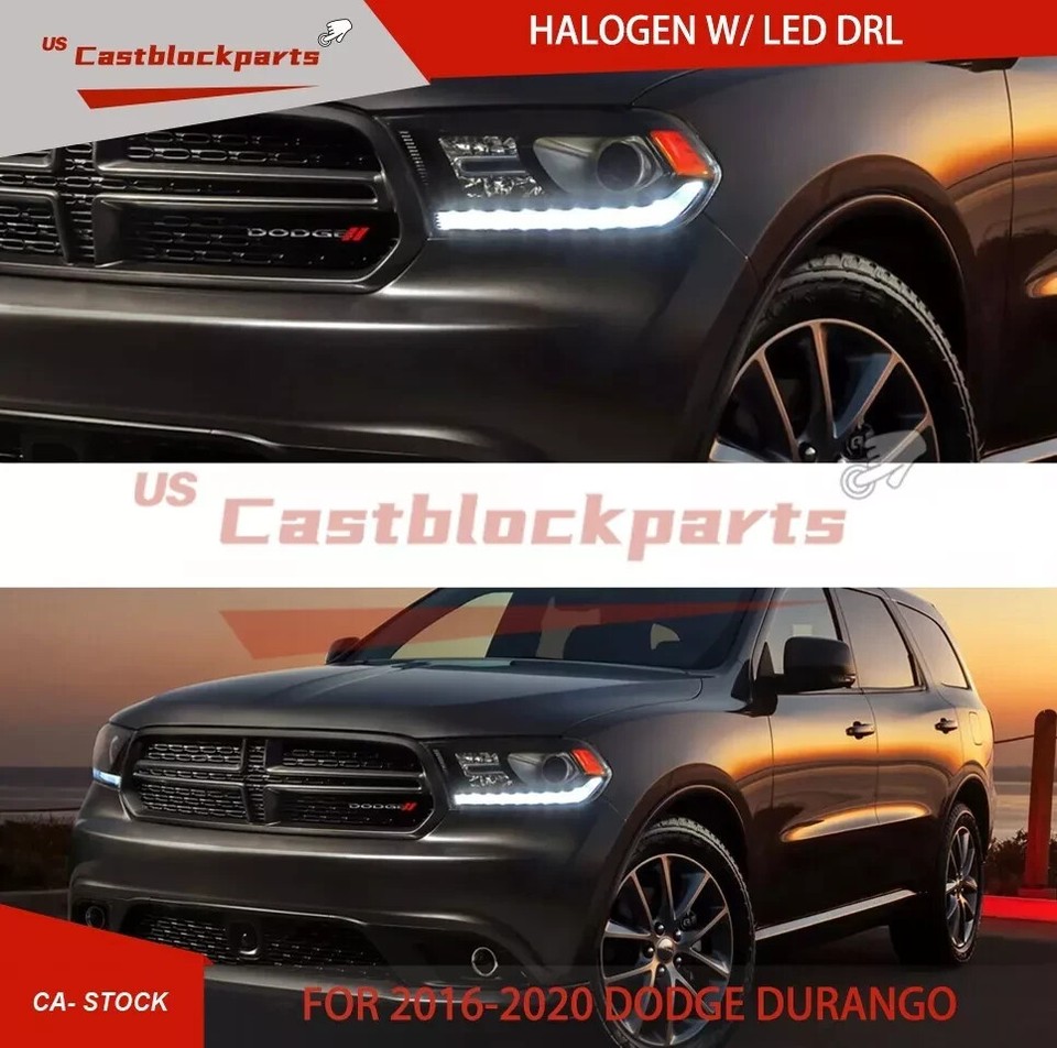 For 16-20 Dodge Durango SRT Front Bumper Body kit w/Headlights and Tail ...