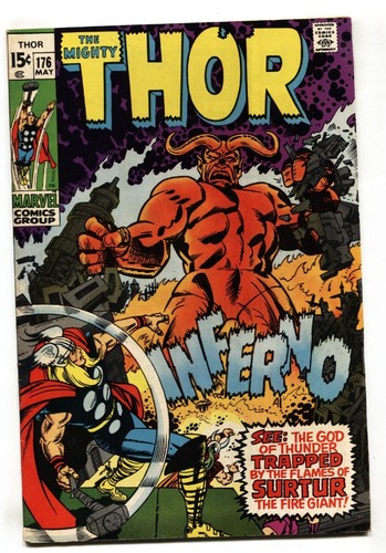 Thor #176 1970 - Marvel -FN/VF - Comic Book | eBay