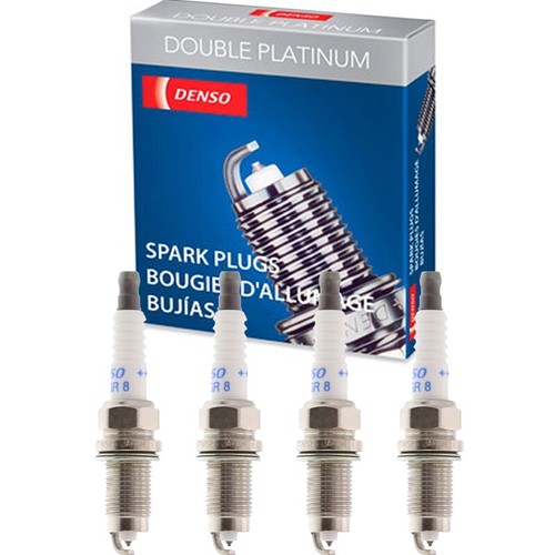 Genuine DENSO Double Platinum Spark Plug 4PCS for 11-15 Volkswagen ...