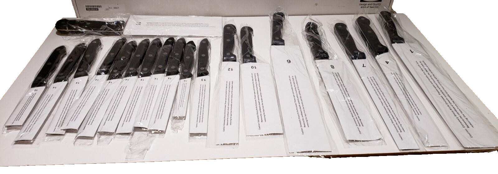 Ronco+Six+Star+Knife+Set+-+KN3008BLGEN+%2825+Piece%29 for sale online ...