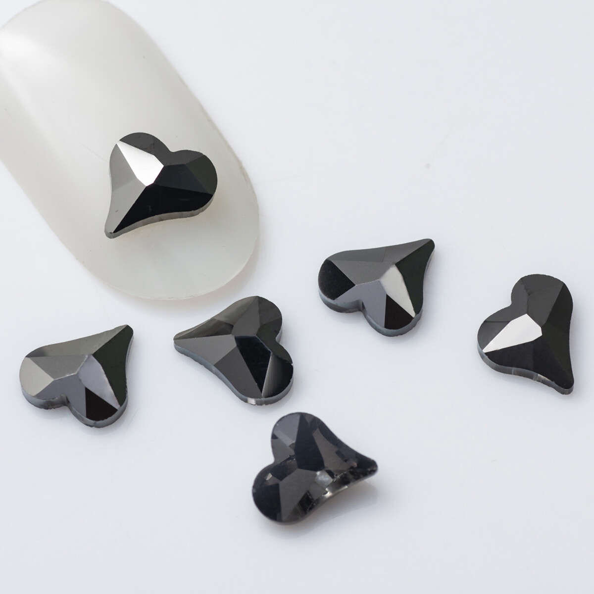 Strass Nail Art Rhinestones Mini Sweet Heart Colorful Stones Non Hotfix ...