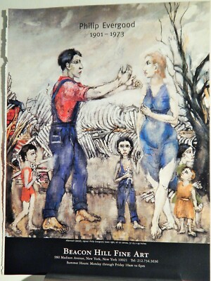 PHILIP EVERGOOD ART PIECE VTG ORIG 1998 ADVERTISEMENT | eBay