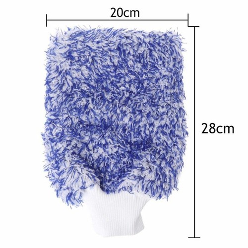 Car Care Wash Glove Microfibre Hand Wash Mitt Cleaner Soft Auto ...