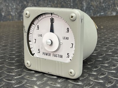 A&M Instruments 1014 3 Type Power Factor Panel Meter (Steam Punk) | eBay