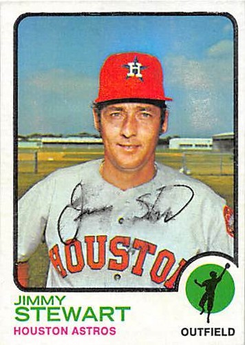 Jimmy Stewart autographed Baseball Card (Houston Astros) 1973 Topps ...