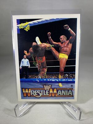 Hulk Hogan vs Ultimate Warrior 1990 Classic WWF WrestleMania VI #132 ...