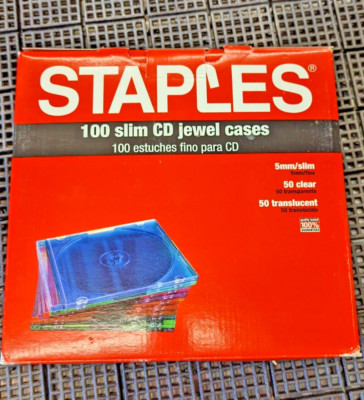 Bulk Blank Media - 100 Dvd Cases