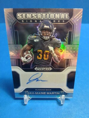 2022 Prizm Draft Picks Silver Sensational Signatures Jah-Maine Martin ...