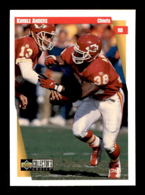 1997 Football Upper Deck Kimble Anders Kansas City Chiefs #149 | eBay