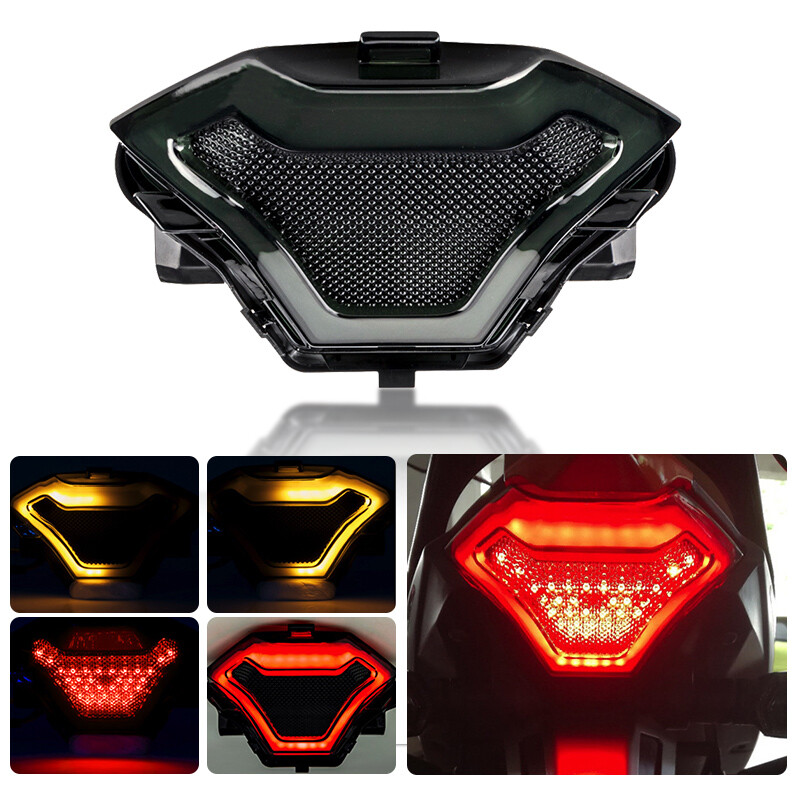 Red Tail Brake Light Turn Signal LED For Yamaha YZF R3 R25 Y15ZR MT07 ...