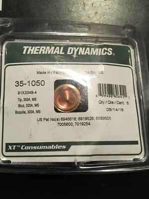 Thermal Dynamics 35-1050 Tip, 300A, MS, 5 pack | eBay