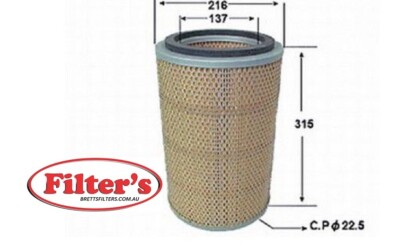 A610J AIR FILTER P500042 46426 A1306 AF4705 1A4604 SA14655 FA-3142 ...