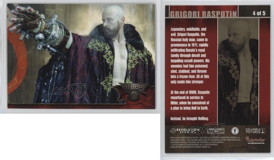 2004 Inkworks Hellboy San Diego Comic Con Grigori Rasputin #4 2rz | eBay