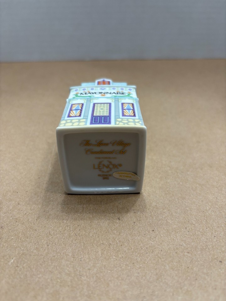 1992 Lenox Village Fine Porcelain Condiment Set, 6 Houses | eBay
