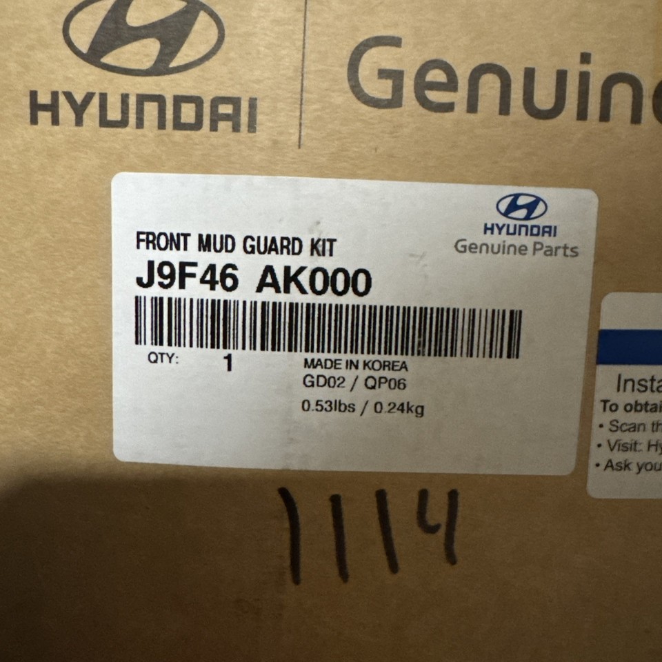 **USA* Mud Guard Set-Guards - Front Set HYUNDAI OEM J9F46-AK000 | eBay