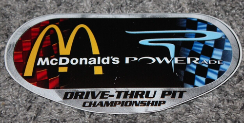 McDONALDS POWERADE DRIVE THRU-PIT CHAMPIONSHIP Sticker /Decal | eBay UK