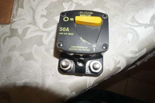 Marine Rated Circuit Breaker - Bussmann 187 Series MRCB Surface Mount ...