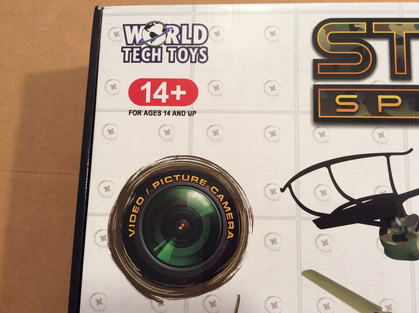 World Tech STRIKER Spy Drone Picture/Video Camera. 2.4GHz 4.CH RC ...