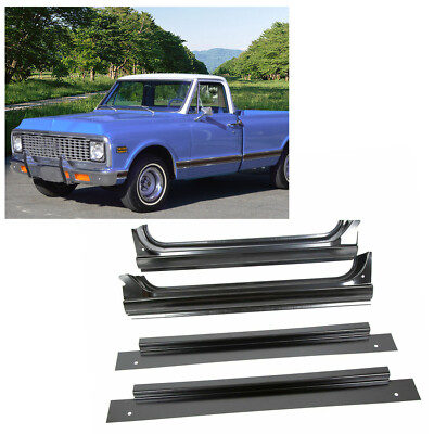 For 67-72 Chevy GMC C10 Truck LH RH Side Full Rocker Panels w/ Inner ...