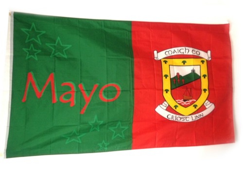 Official GAA Merchandise Co Mayo County Crest GAA Flag 152cm x 91cm ...