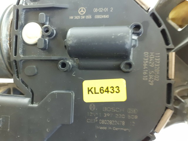 Mercedes-Benz S W221 2008 Front Wiper Linkage and Motor 2218204442 ...