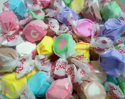 500g USA TAFFY TOWN Assorted Fruity Flavor Salt Water Taffy | eBay ...