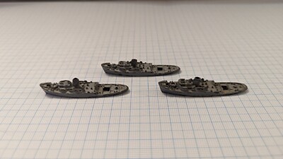 Tri-ang Minic Waterline Ships HMS Turmoil M810 1:1200 Lt.Grey Unboxed ...