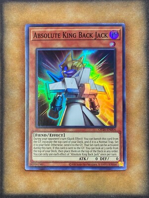 Yugioh Absolute King Back Jack OP26-EN004 Super Rare NM | eBay